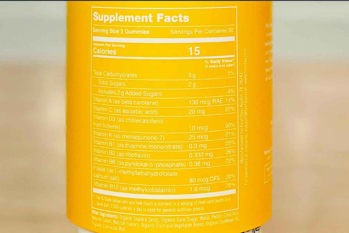 First Day Vitamins: A Simple and Smart Start to Daily Nutrition